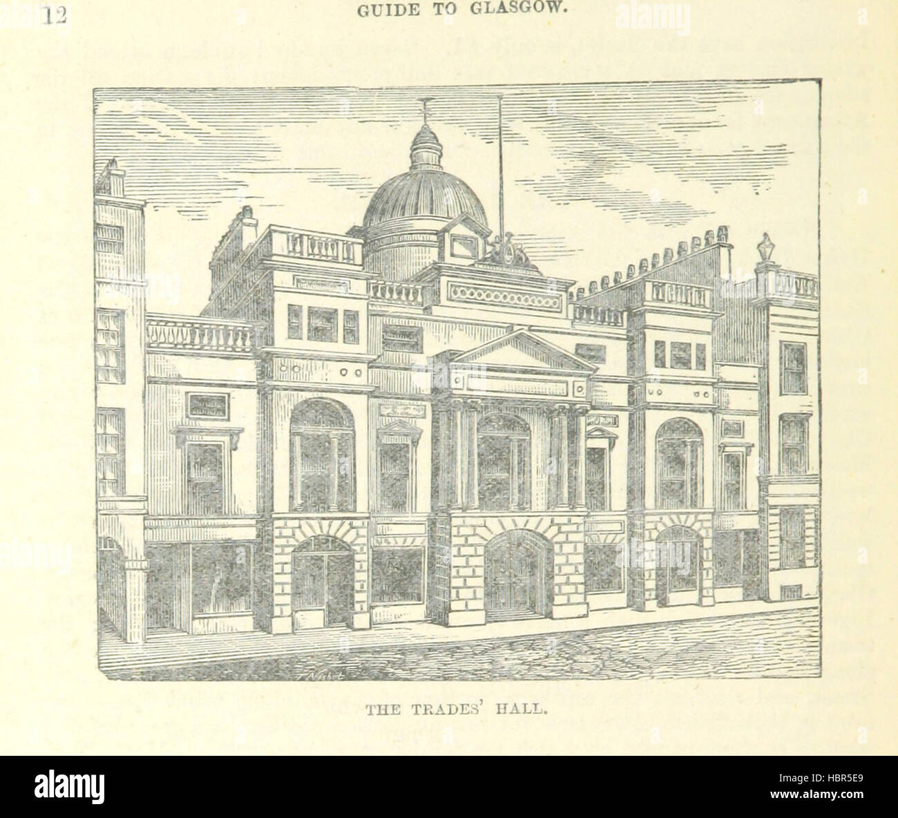 This image from Tweed's Guide to Glasgow and the Clyde shows Glasgow's ...