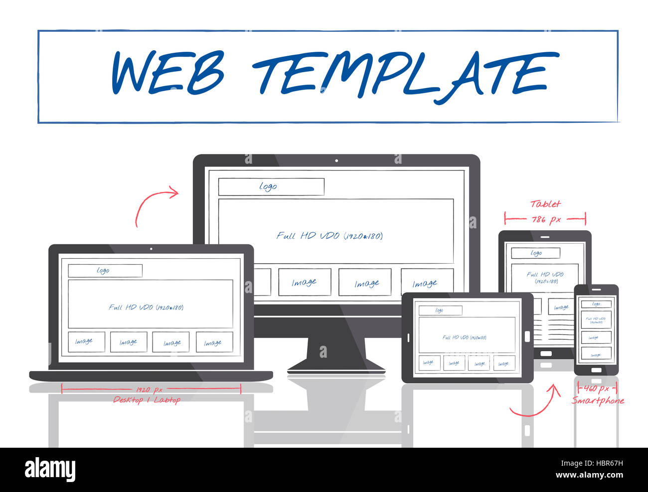 Web Layout Content Coding Template Data Design Concept Stock Photo - Alamy
