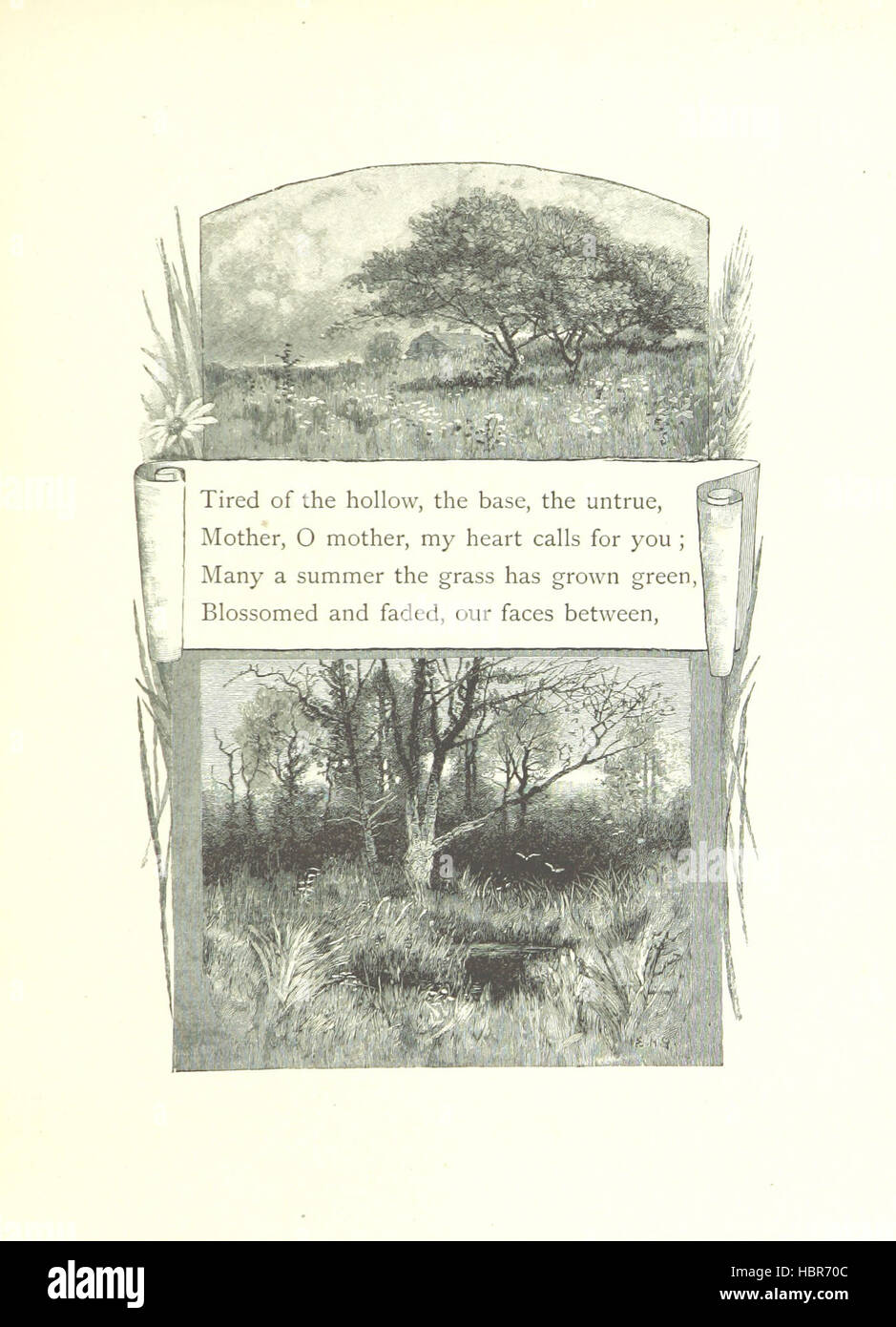 Scan of page 27 from 'Rock me to Sleep, Mother' showing illustrated ...