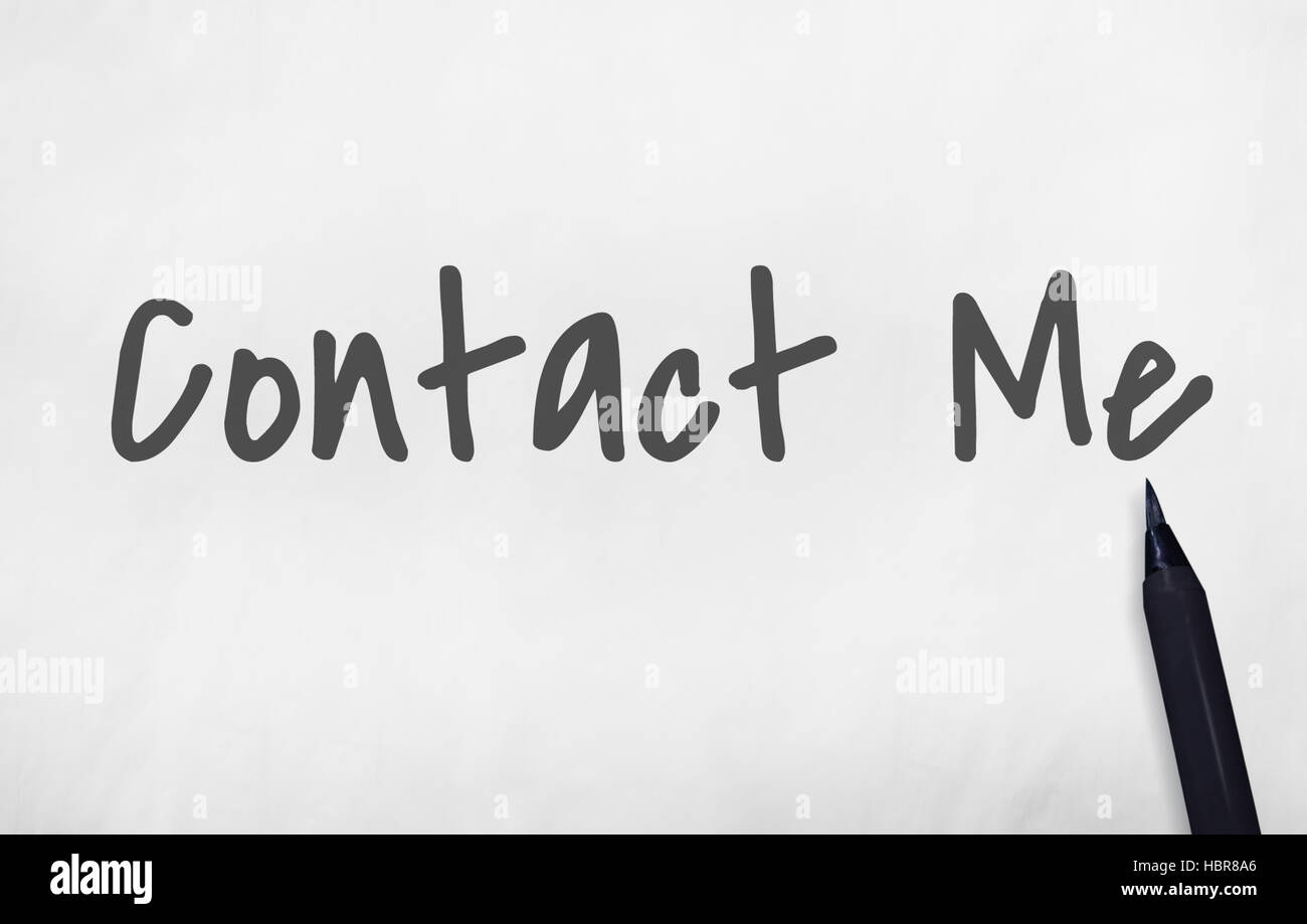 Contact Us Question Customer Service Support Concept Stock Photo - Alamy