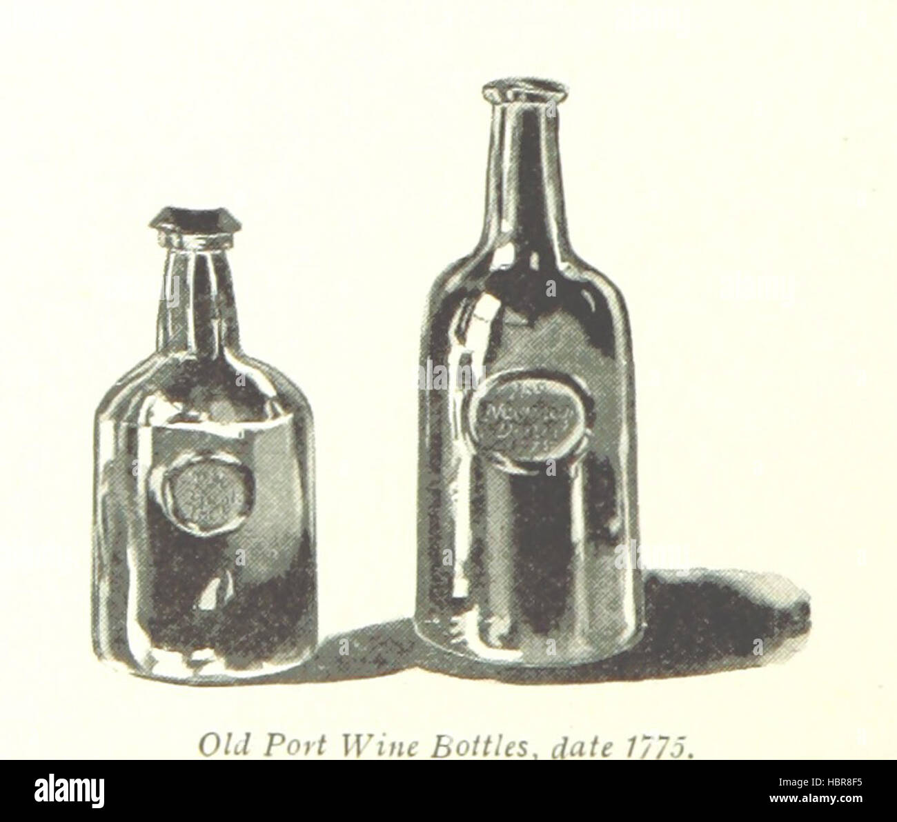 Vintage port bottles illustration hi-res stock photography and images ...