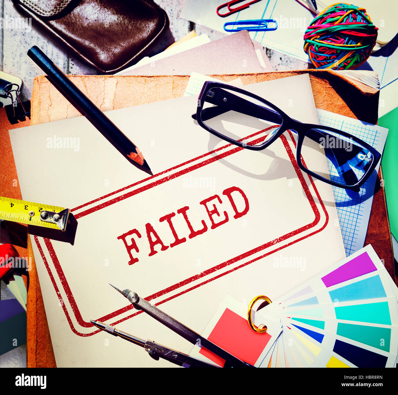 Failed Break Down Fiasco Failure Failure Concept Stock Photo - Alamy