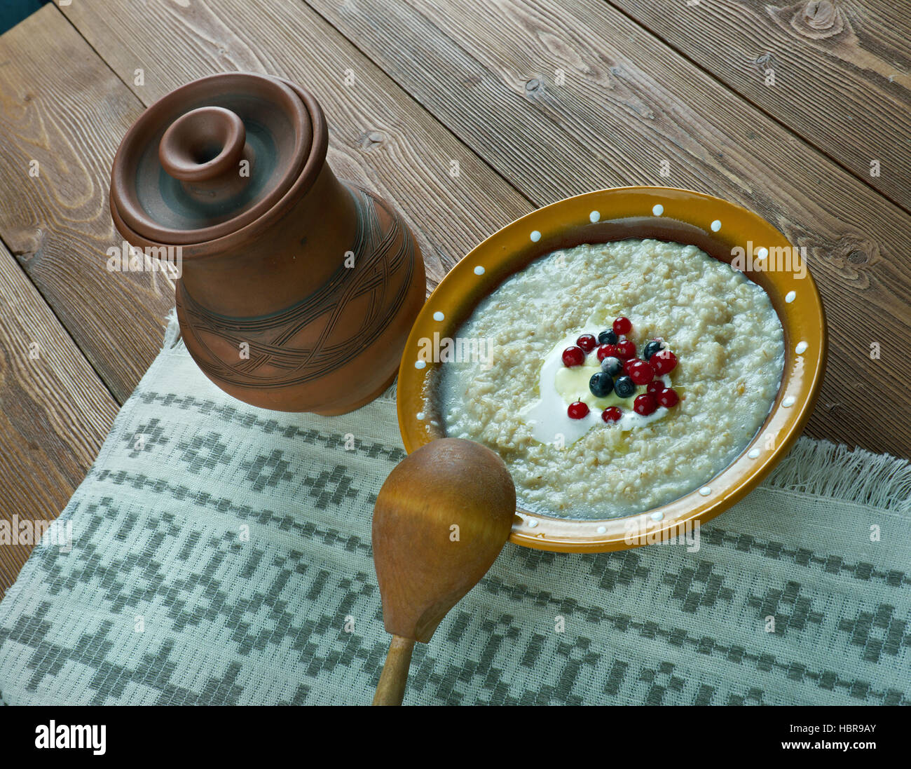 oatmeal in the Finnish style Stock Photo - Alamy