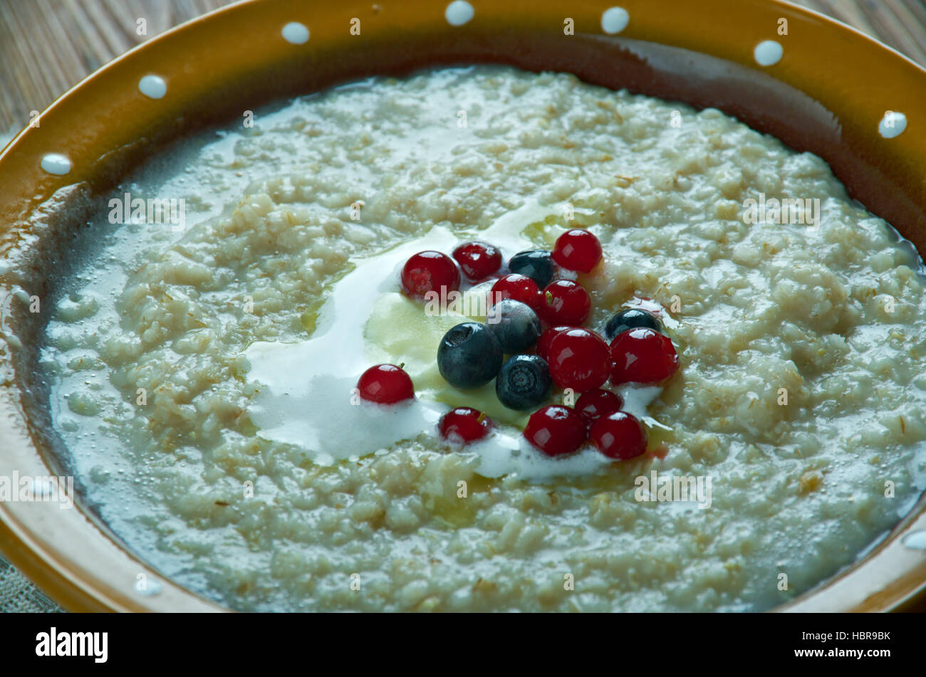 oatmeal in the Finnish style Stock Photo - Alamy