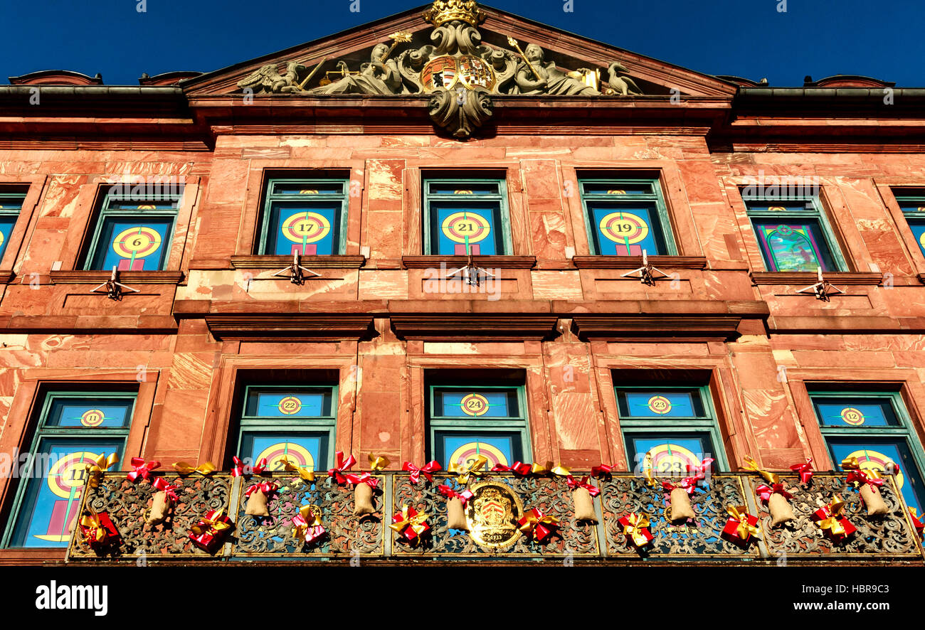 Advent calendar windows hi-res stock photography and images - Alamy