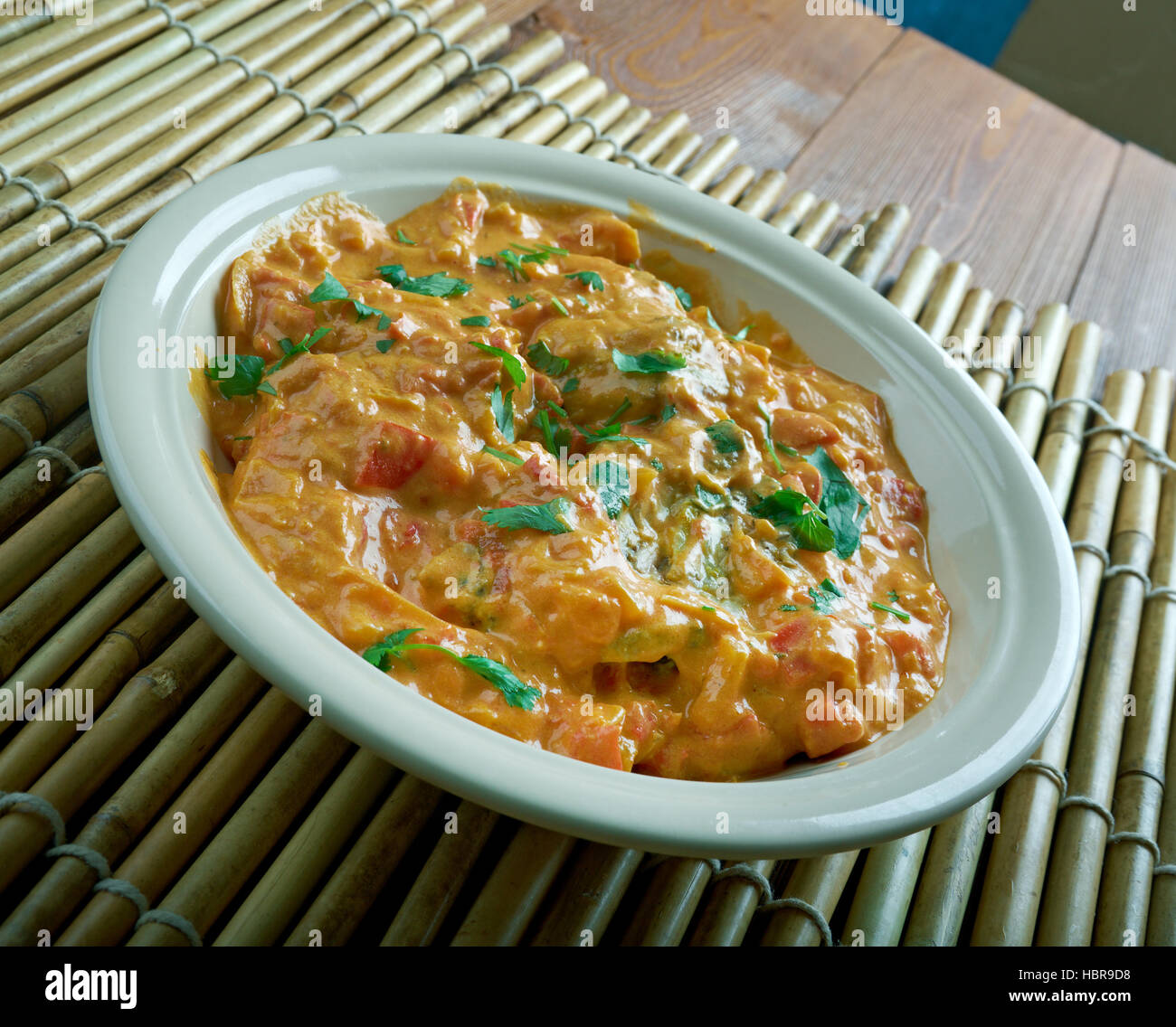 Chicken in an Indian style Stock Photo - Alamy