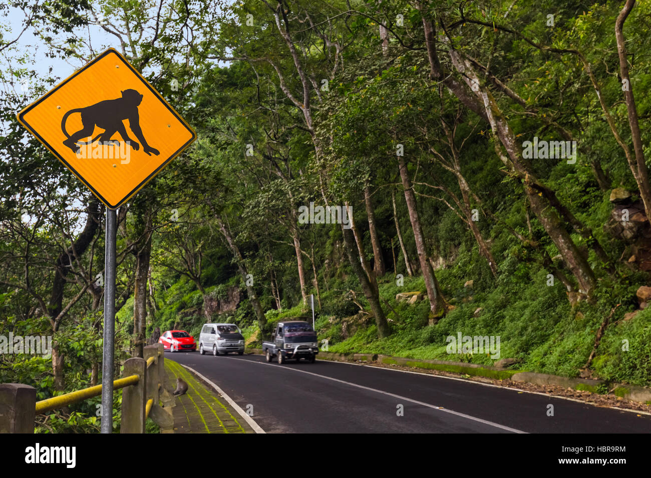 Indonesia road sign hi-res stock photography and images - Alamy