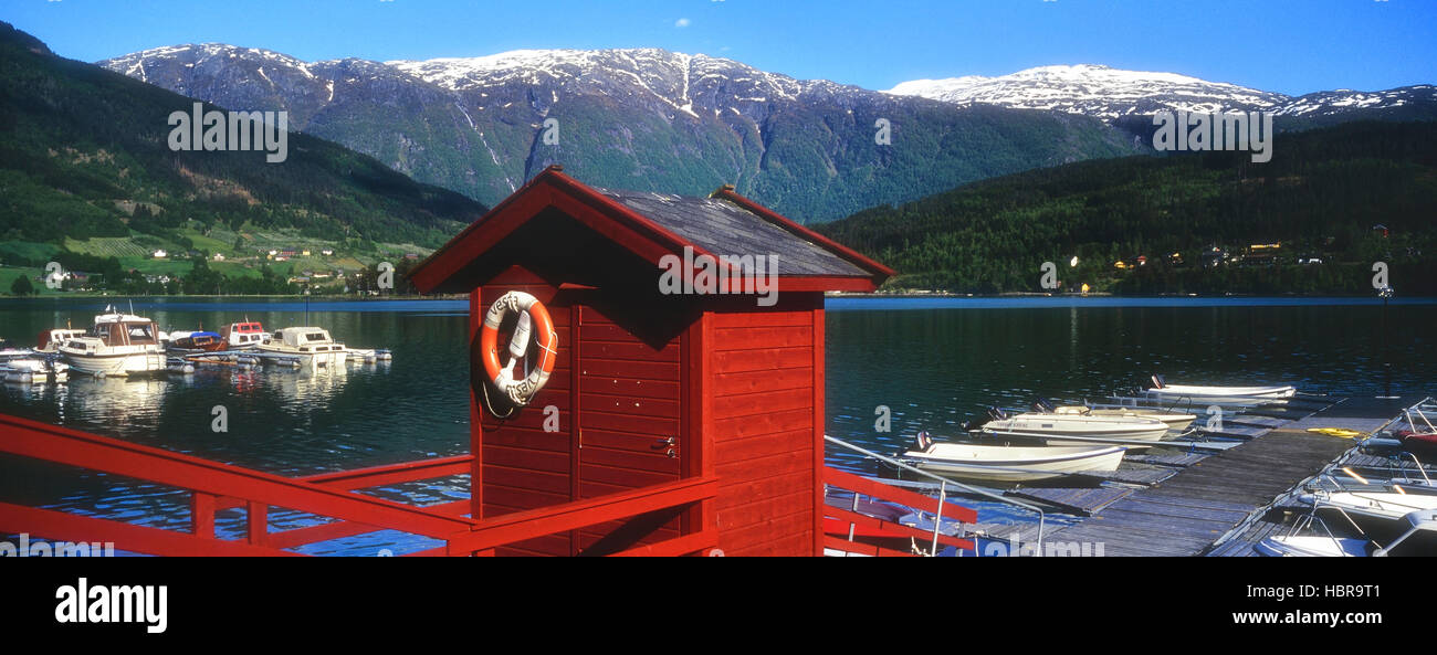 Hardanger Fjord. Ulvik. Norway Stock Photo - Alamy