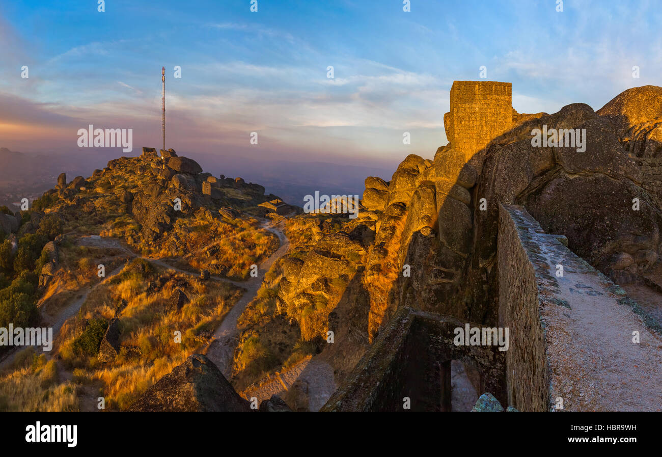 Fort in Village Monsanto - Portugal Stock Photo - Alamy