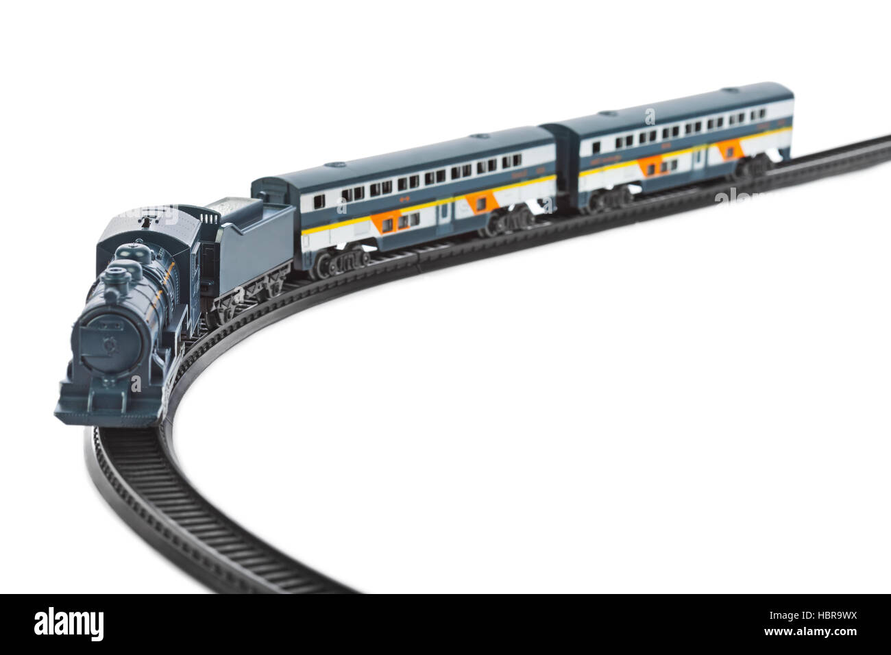 Old toy train Cut Out Stock Images & Pictures - Alamy