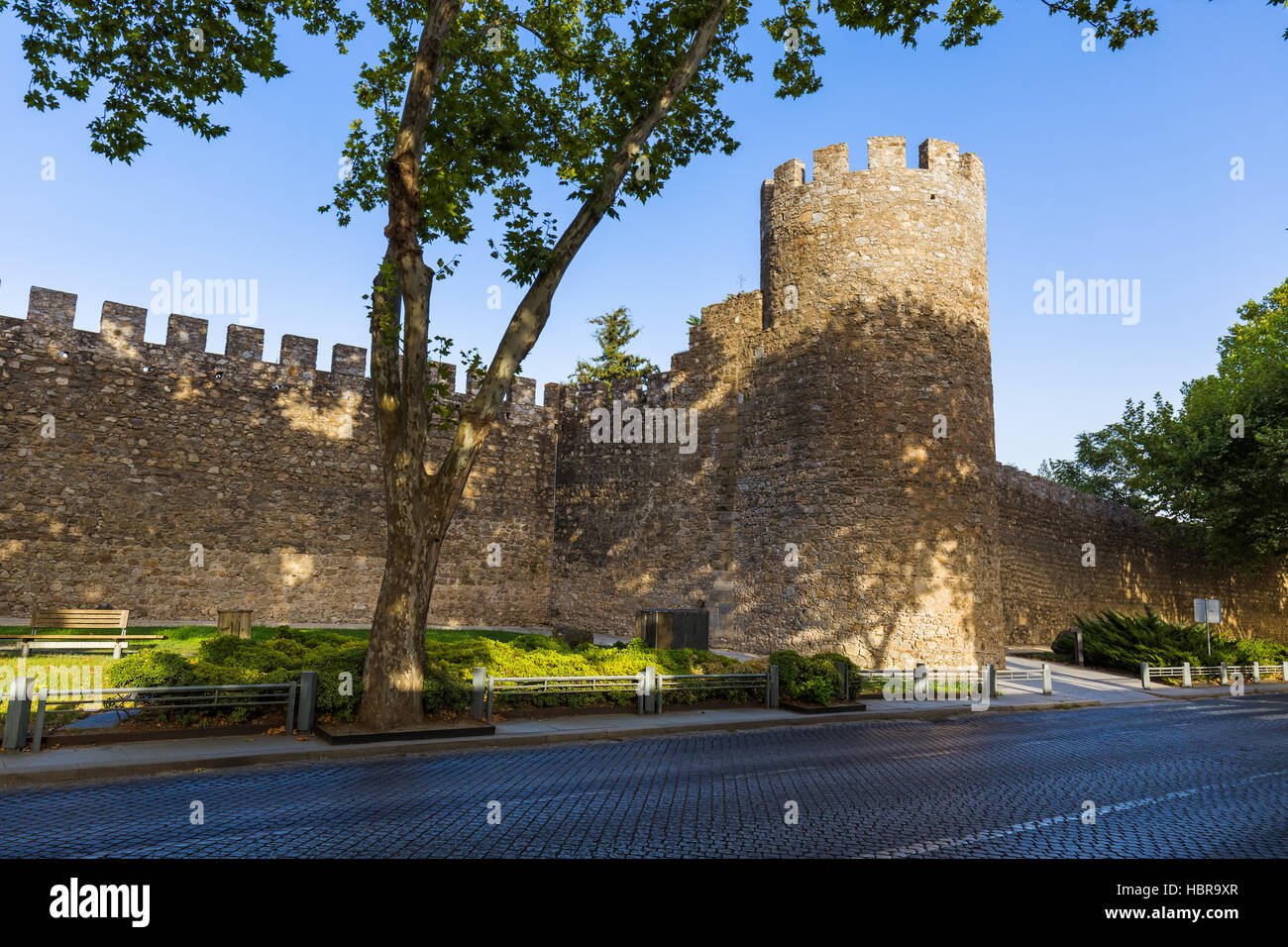Fortress - Evora Portugal Stock Photo - Alamy