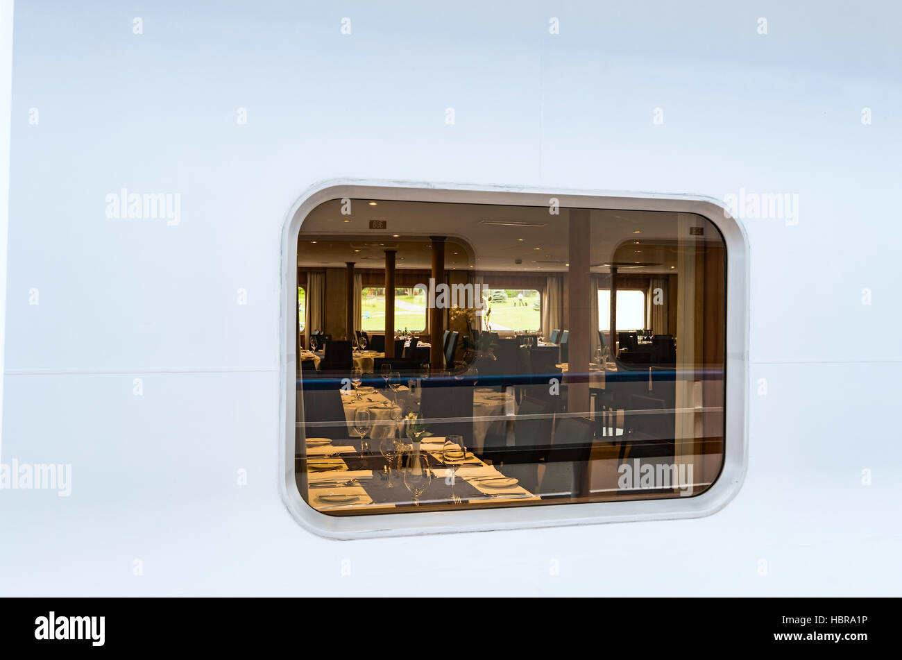 Restaurant view window Stock Photo - Alamy