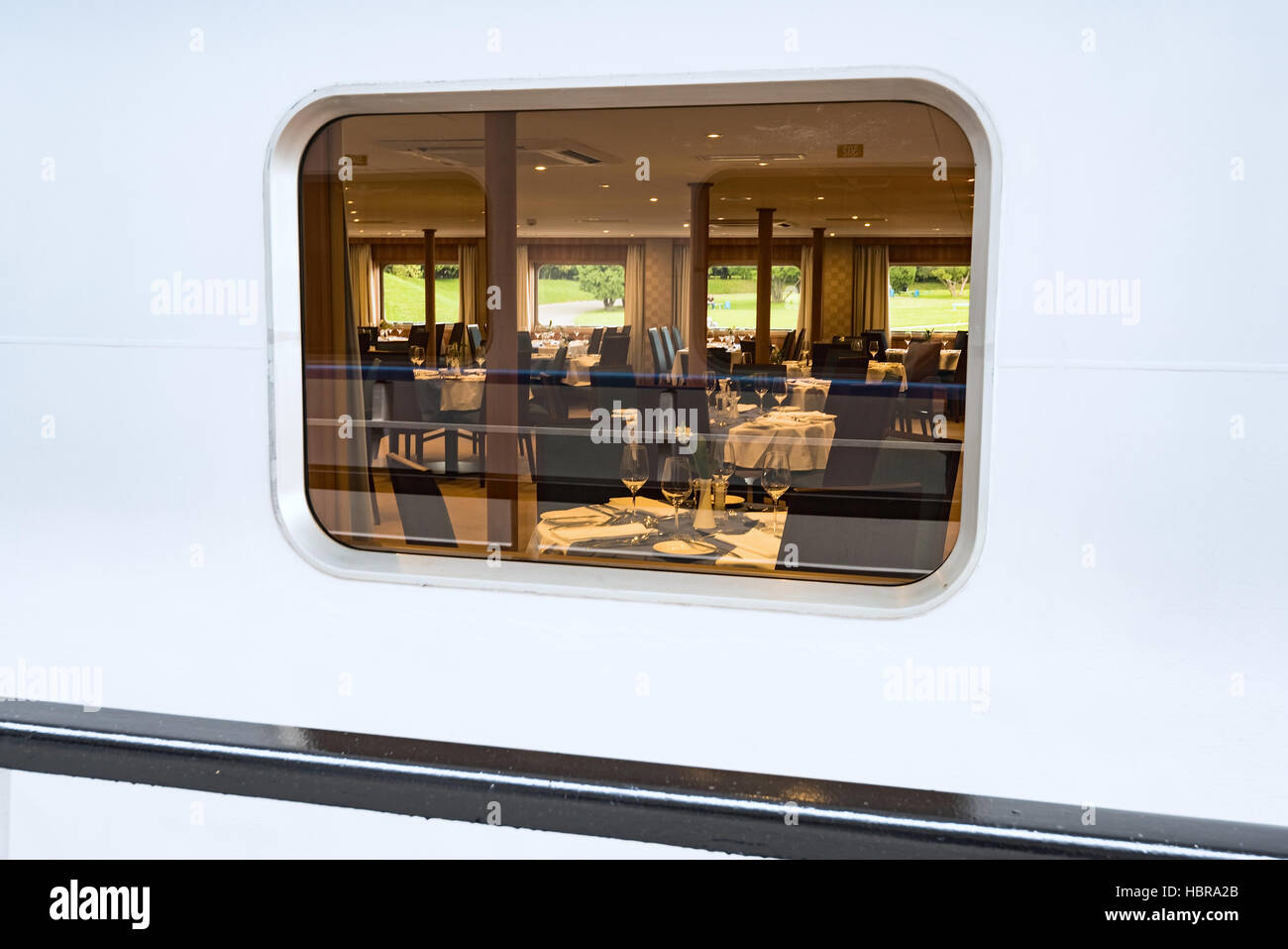 Restaurant view window Stock Photo - Alamy