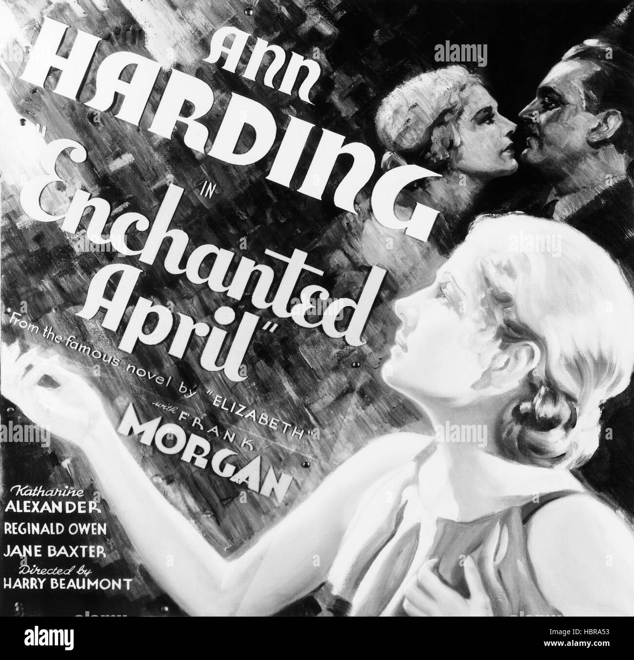 ENCHANTED APRIL, US lobbycard, Ann Harding (front), rear from left: Ann ...