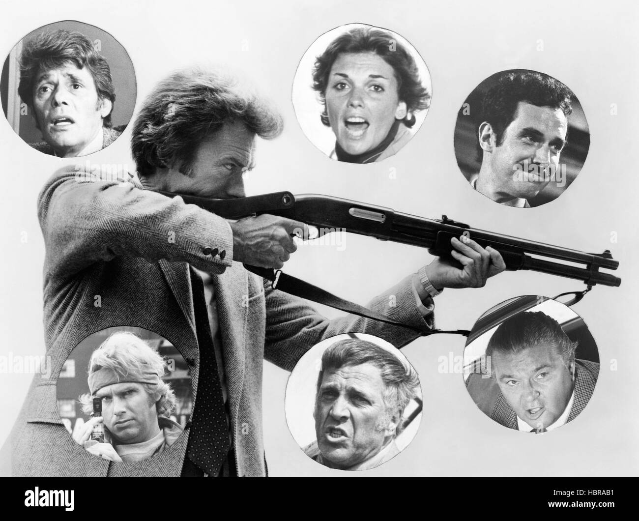 THE ENFORCER, top row: Harry Guardino, Tyne Daly, Bradford Dillman ...