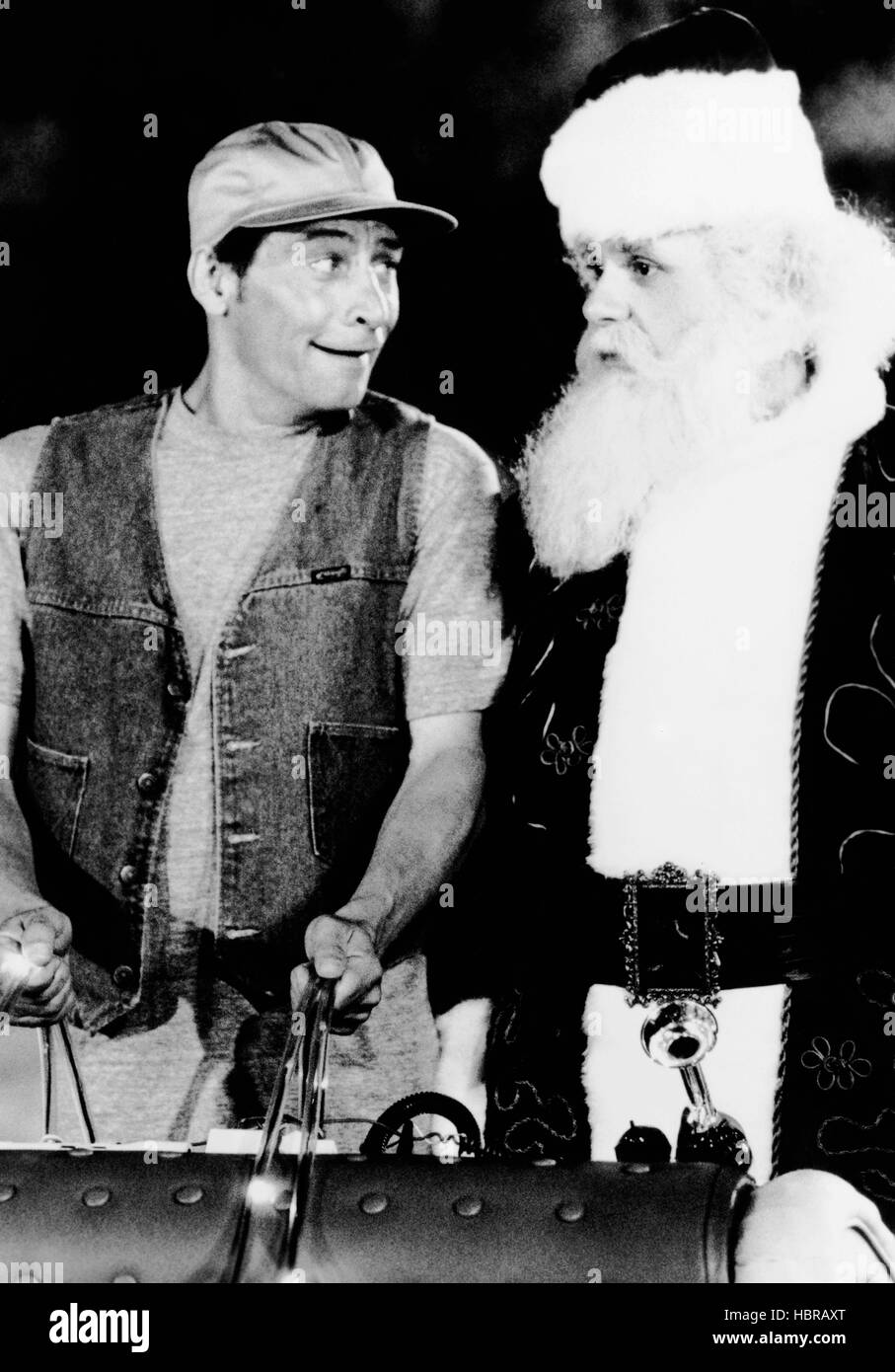 ERNEST SAVES CHRISTMAS, from left, Jim Varney, Douglas Seale, 1988 ...