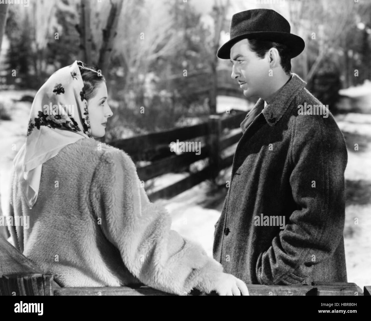 ESCAPE, from left, Norma Shearer, Robert Taylor, 1940 Stock Photo - Alamy
