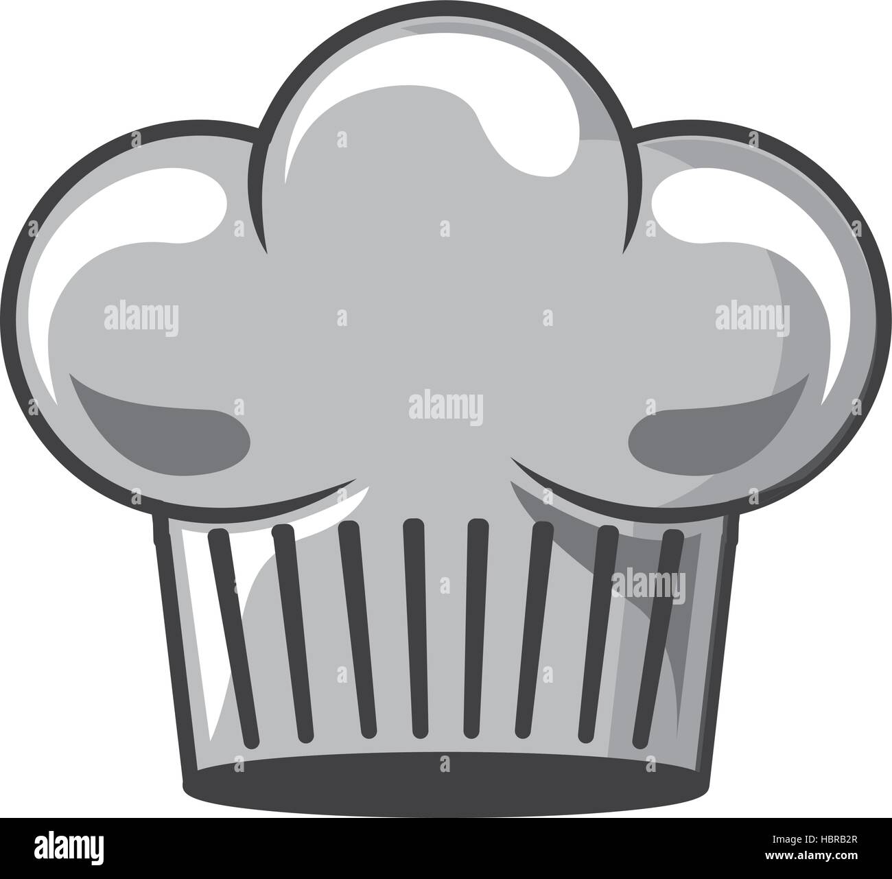 gray scale silhouette with chefs hat Stock Vector Image & Art - Alamy