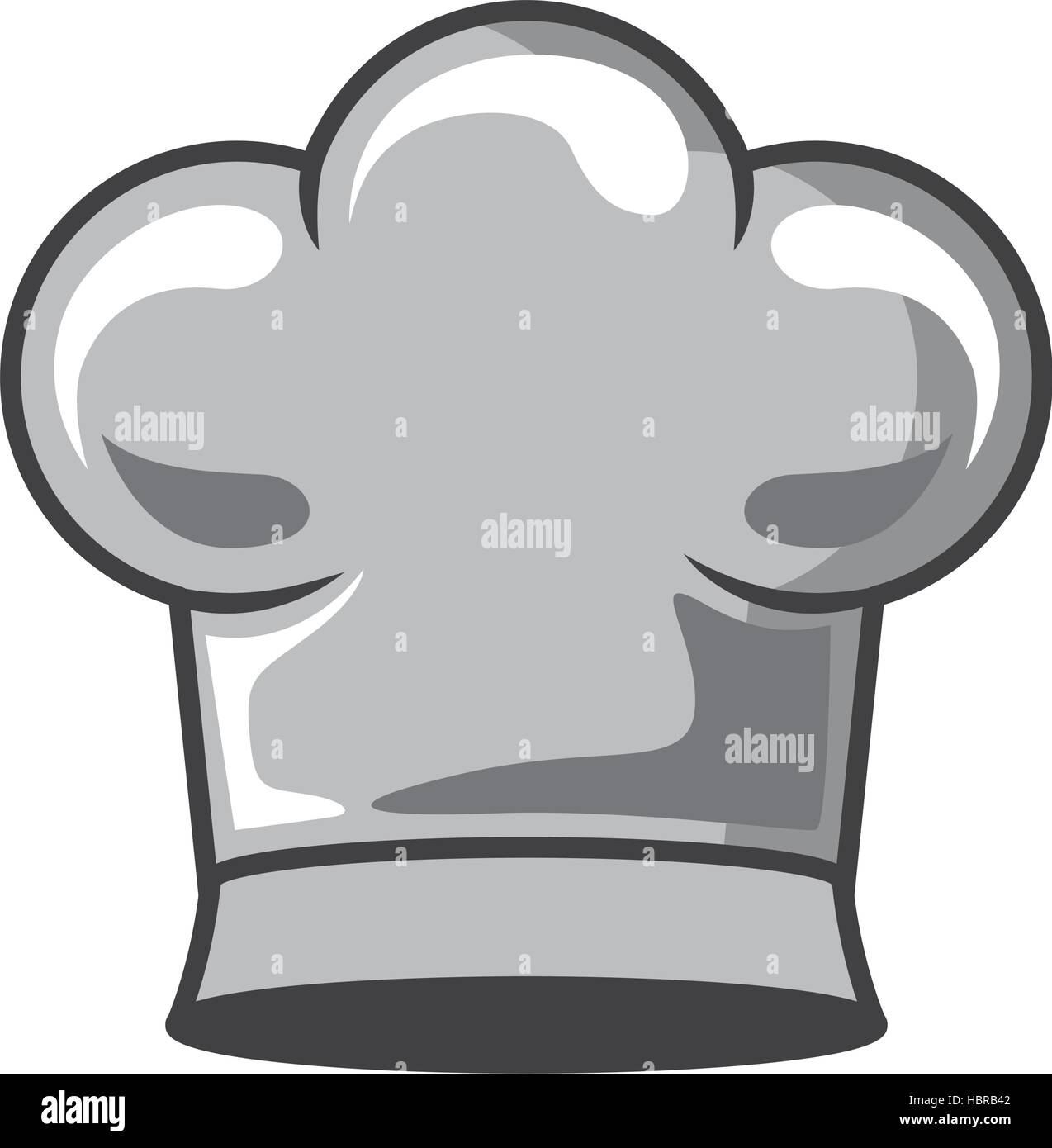 gray scale silhouette with chefs hat Stock Vector Image & Art - Alamy