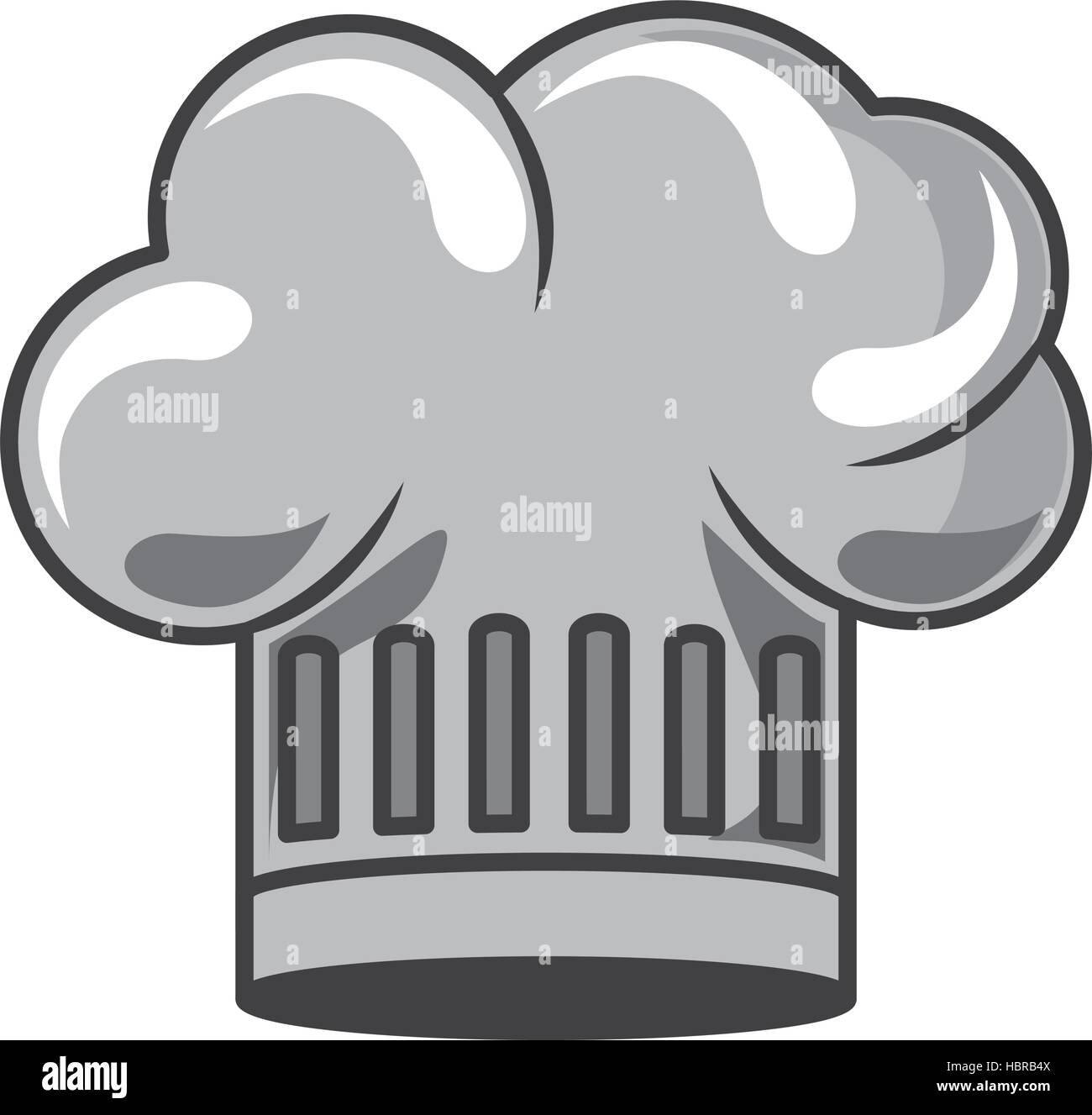 gray scale silhouette with chefs hat Stock Vector Image & Art - Alamy