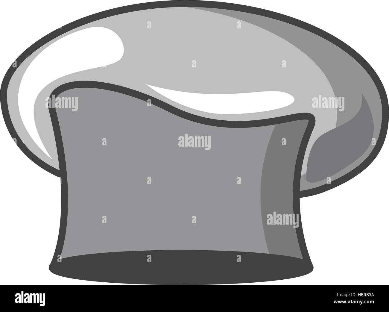 gray scale silhouette with chefs hat Stock Vector Image & Art - Alamy