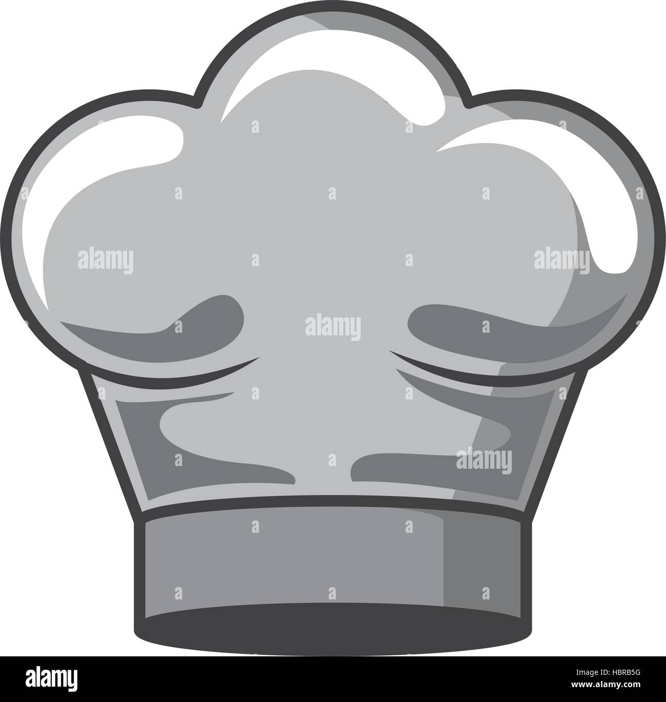 gray scale silhouette with chefs hat Stock Vector Image & Art - Alamy