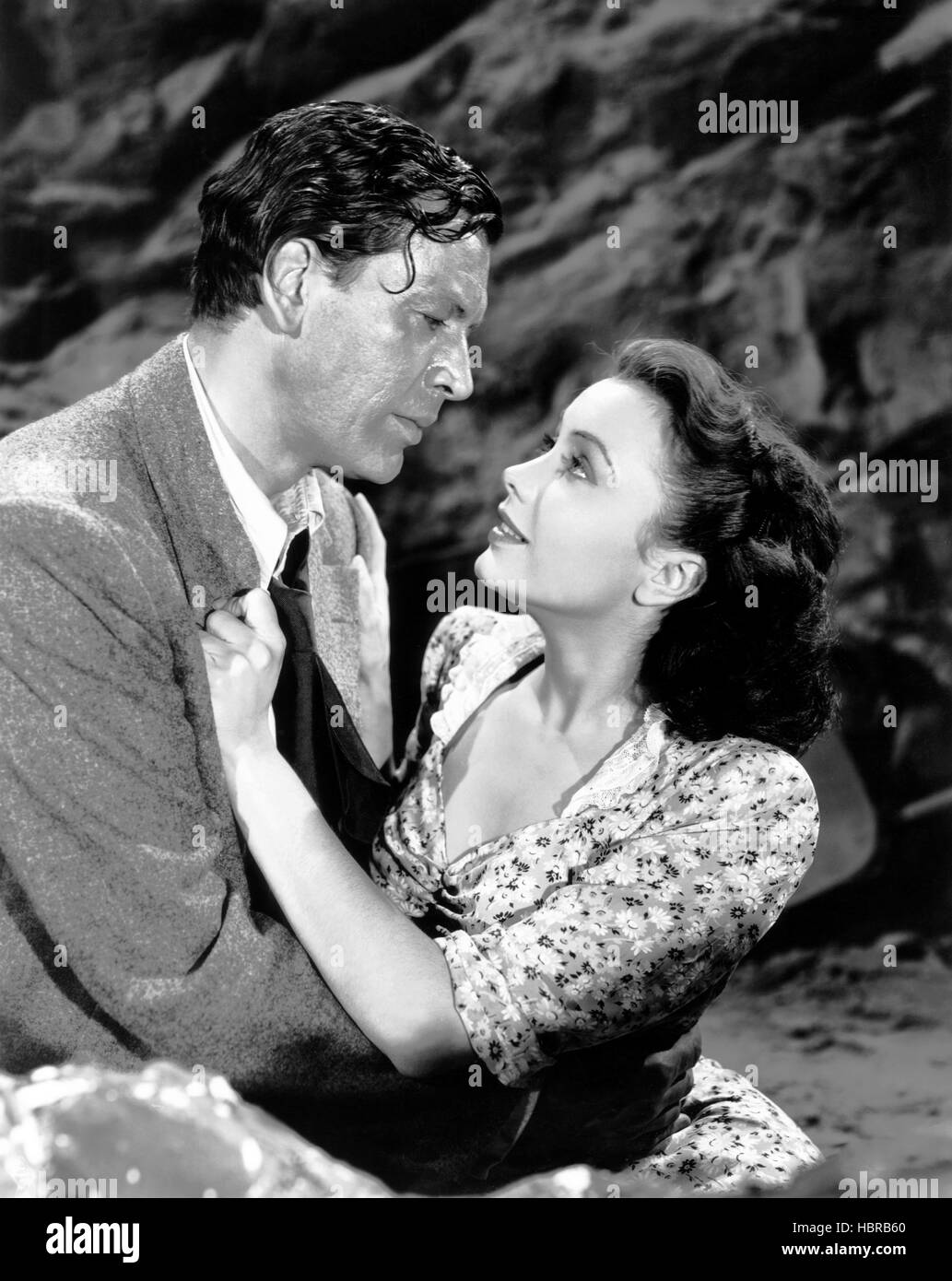 ESCAPE IN THE DESERT, from left, Philip Dorn, Jean Sullivan, 1945 Stock ...