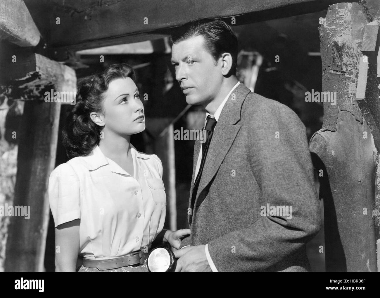 ESCAPE IN THE DESERT, from left, Jean Sullivan, Philip Dorn, 1945 Stock ...