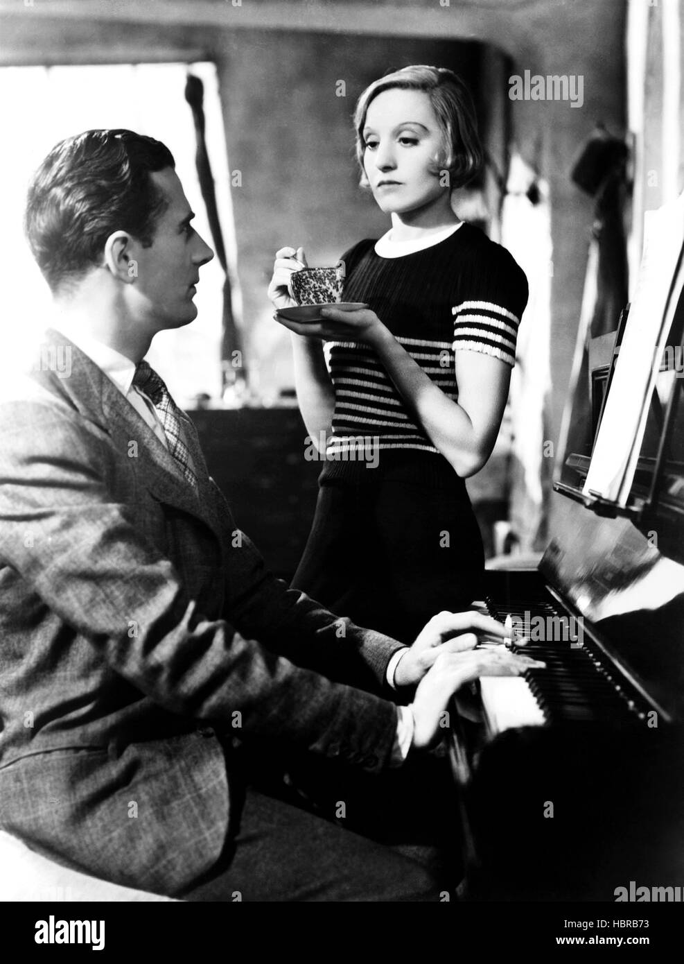 ESCAPE ME NEVER, from left, Hugh Sinclair, Elisabeth Bergner, 1935 ...