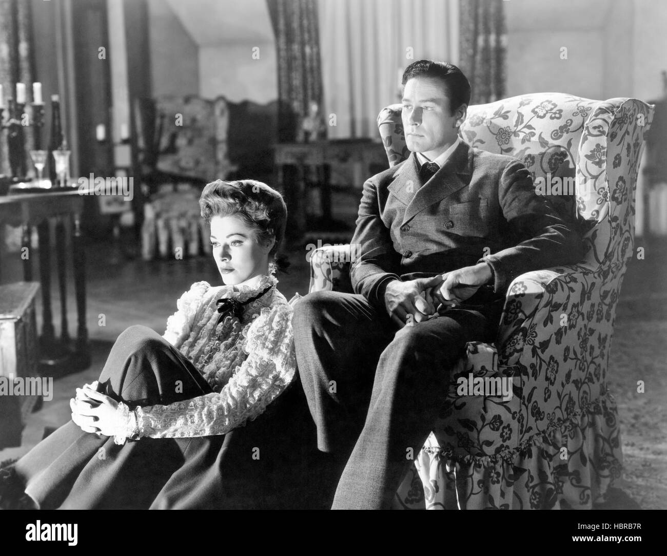 ESCAPE ME NEVER, from left, Eleanor Parker, Errol Flynn, 1947 Stock ...