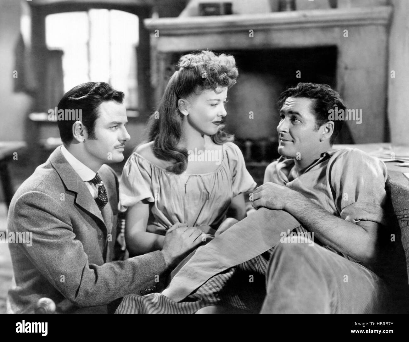 ESCAPE ME NEVER, from left, Gig Young, Ida Lupino, Errol Flynn, 1947 ...