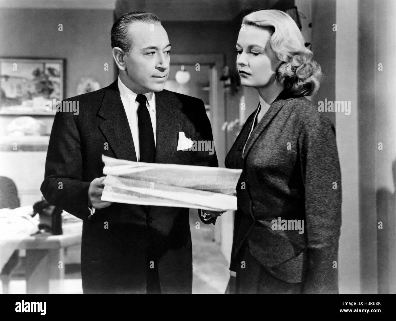 ESCAPE ROUTE, (aka I'LL GET YOU), from left, George Raft, Sally Gray ...