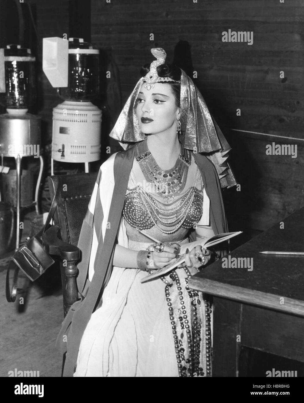 EVERYBODY DOES IT, Linda Darnell in costume on set, 1949, TM & Copyright © 20th Century Fox Film ...