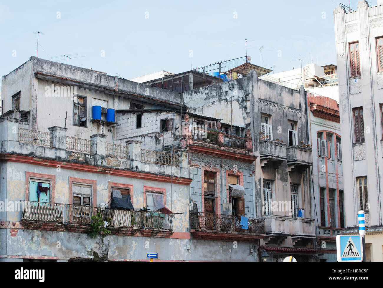 Old buildings in Havana City Cuba Stock Photo - Alamy