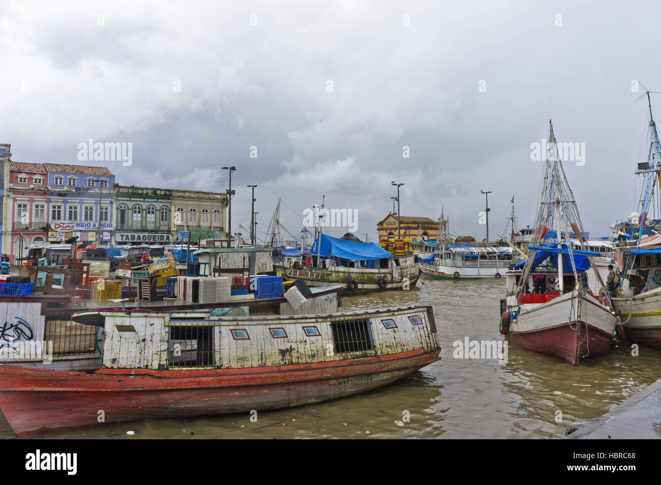 Amazon Basin, Brazil ,Belem, port view Stock Photo - Alamy
