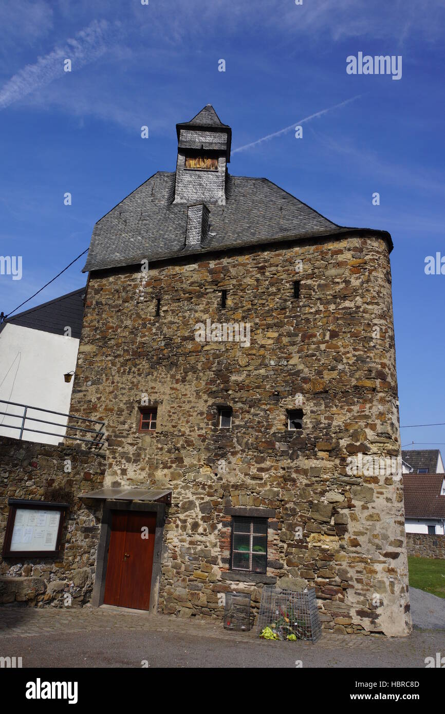 fortified tower of the city fortification Stock Photo - Alamy