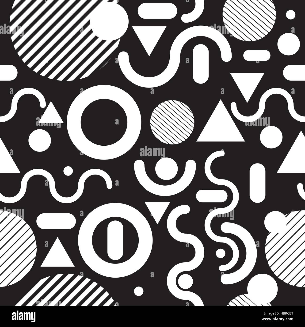 Seamless pattern black and white Stock Vector Image & Art - Alamy