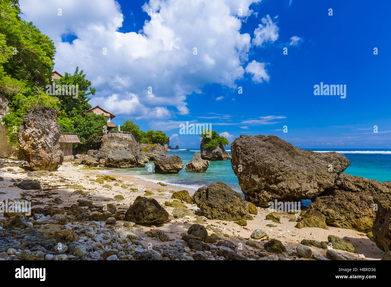 Impossible Beach - Bali Indonesia Stock Photo - Alamy