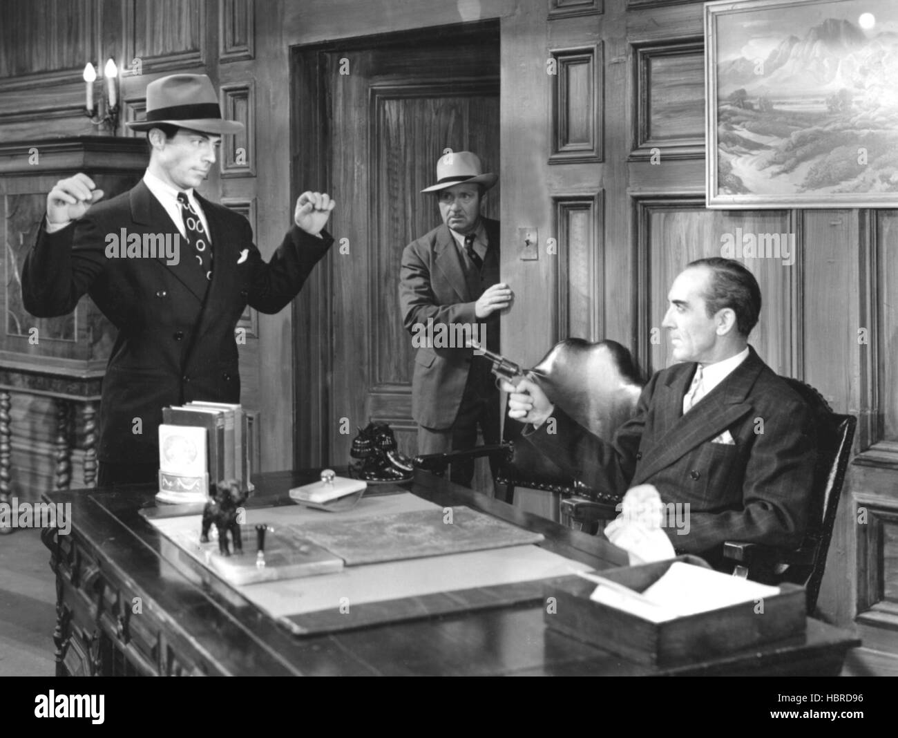 FANGS OF THE WILD, Dennis Moore, Jimmy Aubrey, Ted Adams, 1939 Stock Photo - Alamy