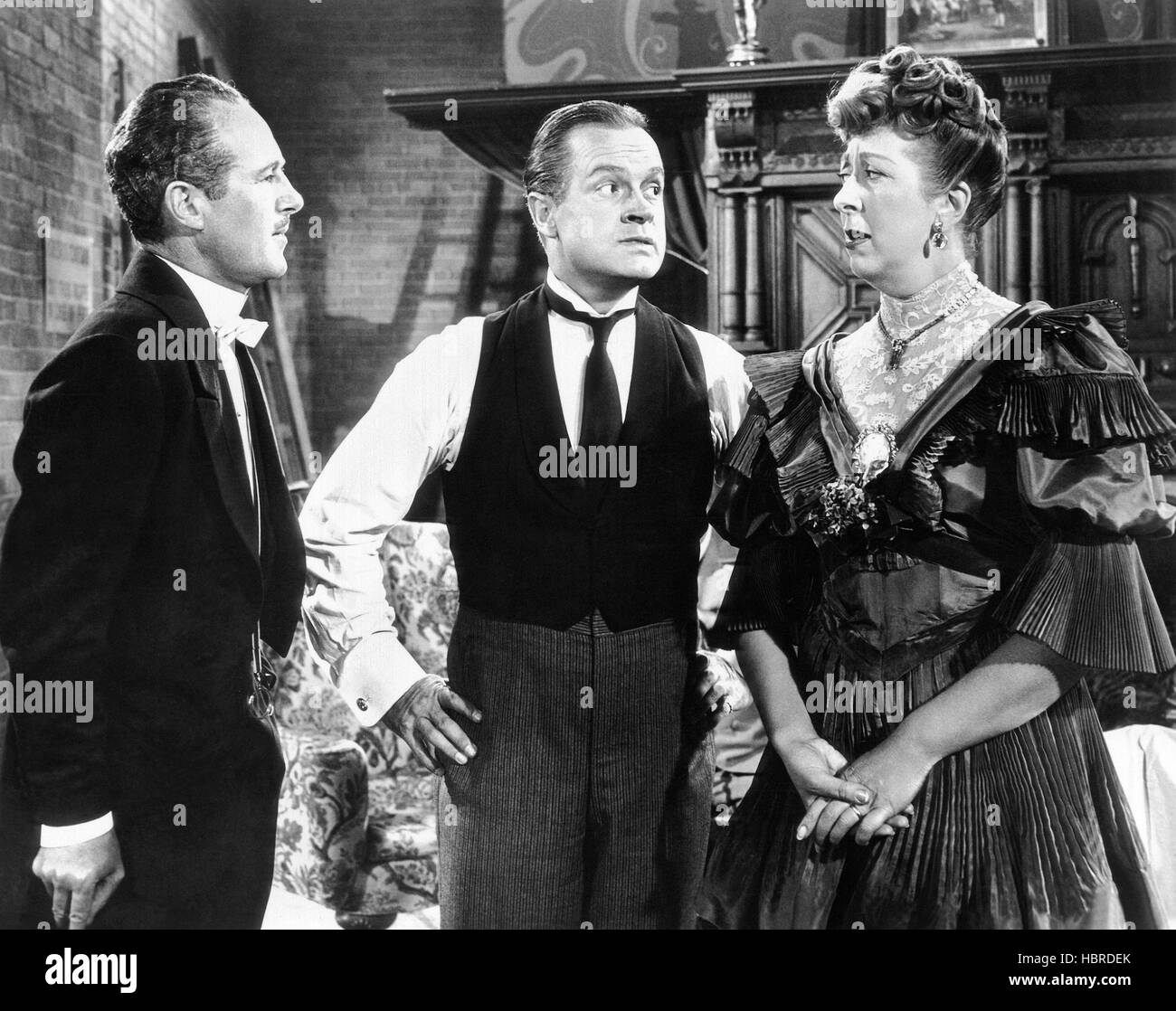 FANCY PANTS, from left, Hugh French, Bob Hope, Norma Varden, 1950 Stock ...