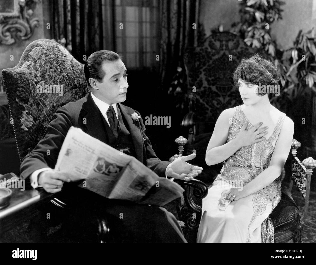 THE FAST SET, from left, Elliott Dexter, Betty Compson, 1924 Stock ...