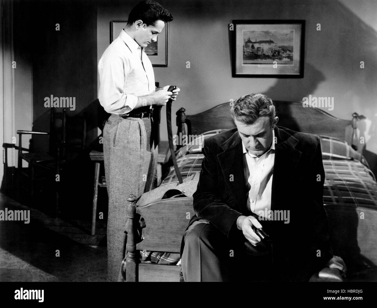 THE FAMILY SECRET, from left, John Derek, Lee J. Cobb, 1951 Stock Photo ...