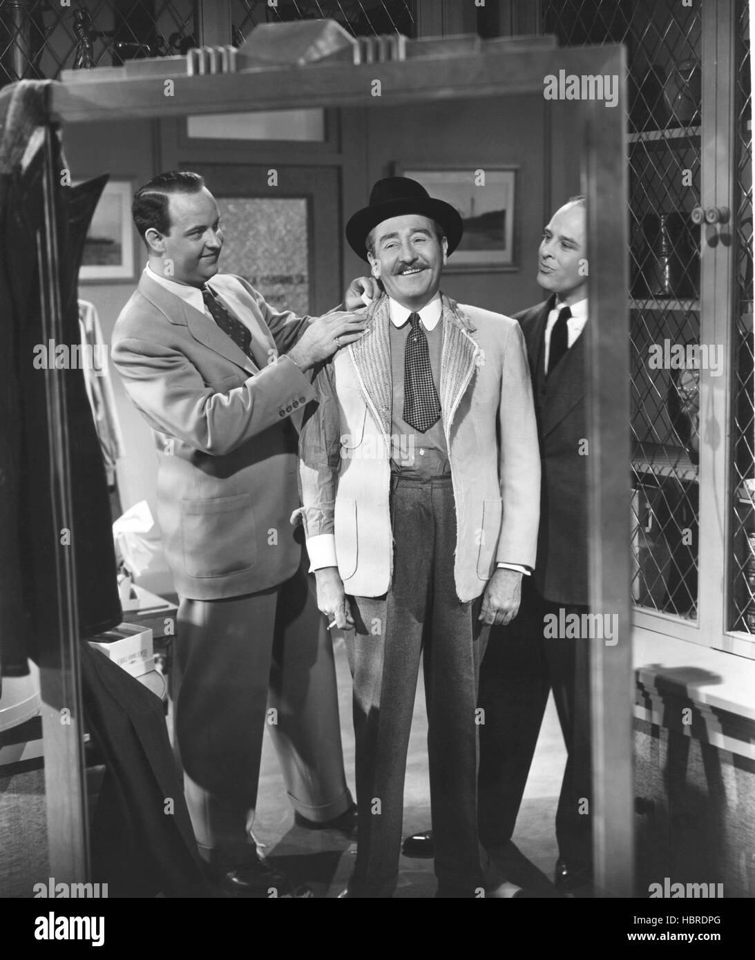 FATHER TAKES A WIFE, from left, Grady Sutton, Adolphe Menjou, George ...