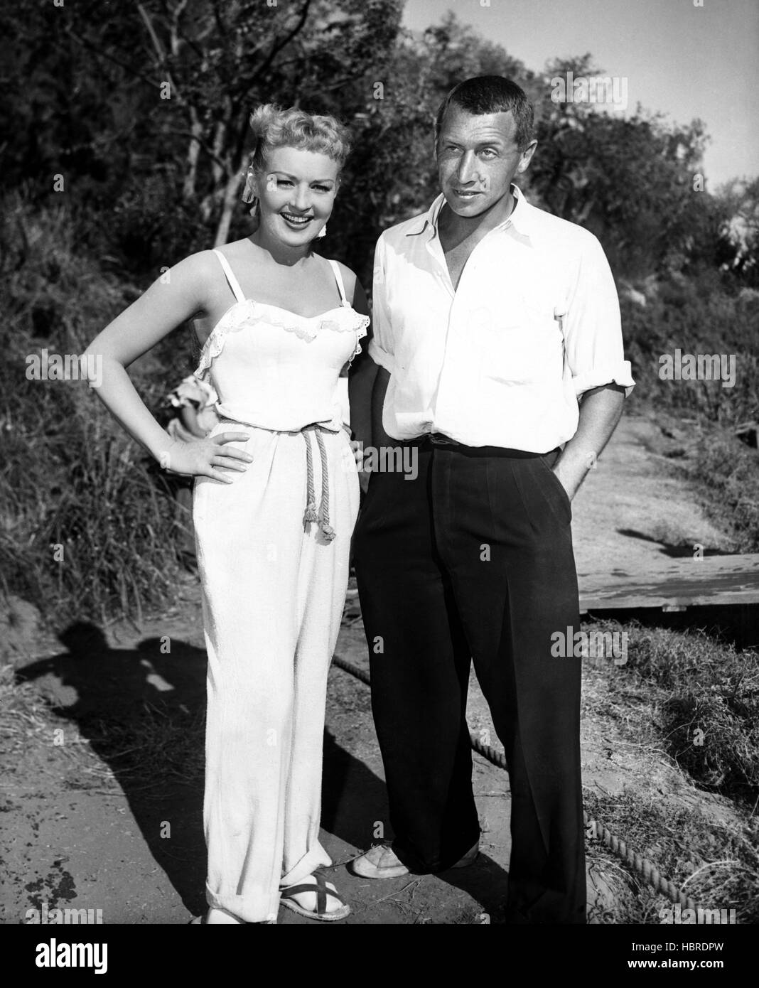 THE FARMER TAKES A WIFE, Betty Grable, between scenes, with dance ...