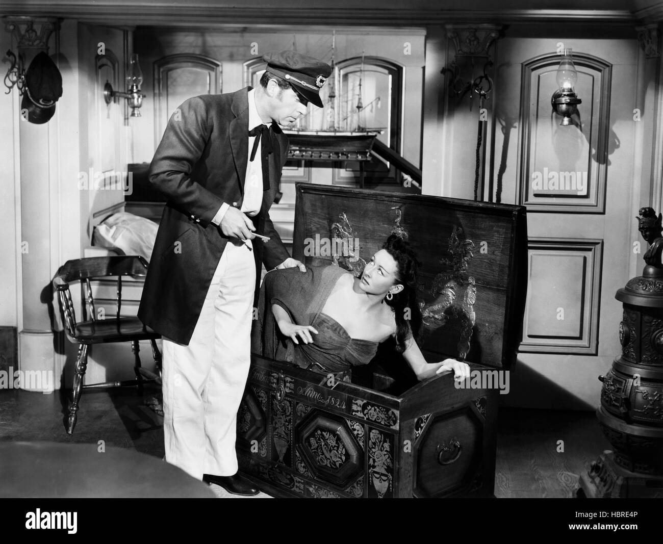 FAIR WIND TO JAVA, from left, Fred MacMurray, Vera Ralston, (aka Vera ...
