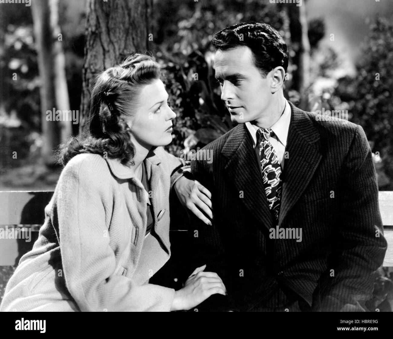 FEAR, (aka THE BLACK TOWER), from left, Anne Gwynne, Peter Cookson ...