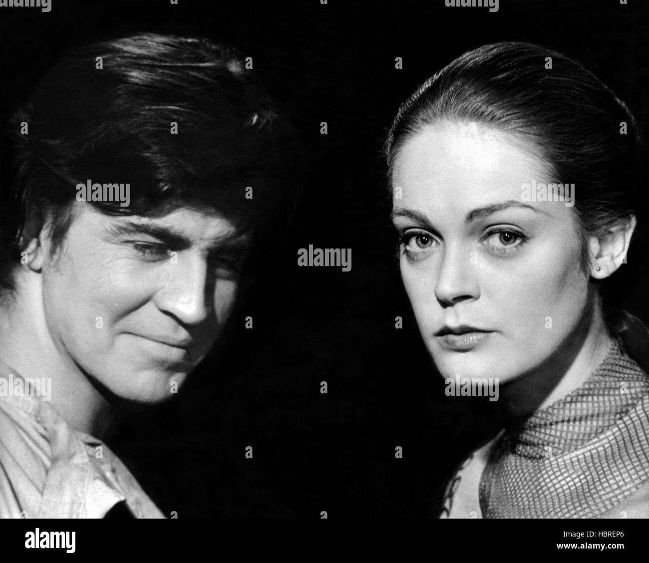 THE FIXER, from left, Alan Bates, Elizabeth Hartman, 1968 Stock Photo ...