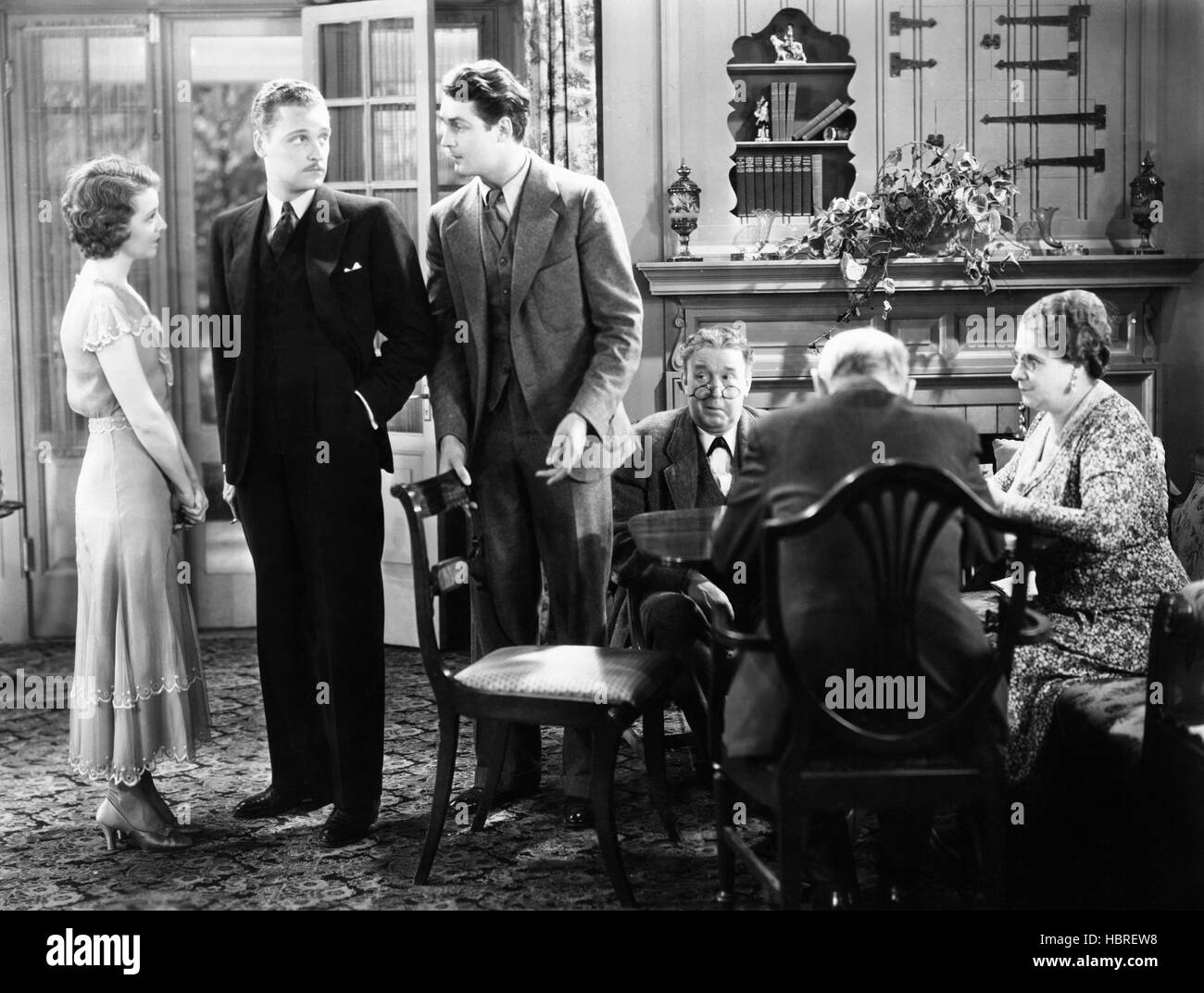 THE FIRST YEAR, from left: Janet Gaynor, George Meeker, Charles Farrell ...