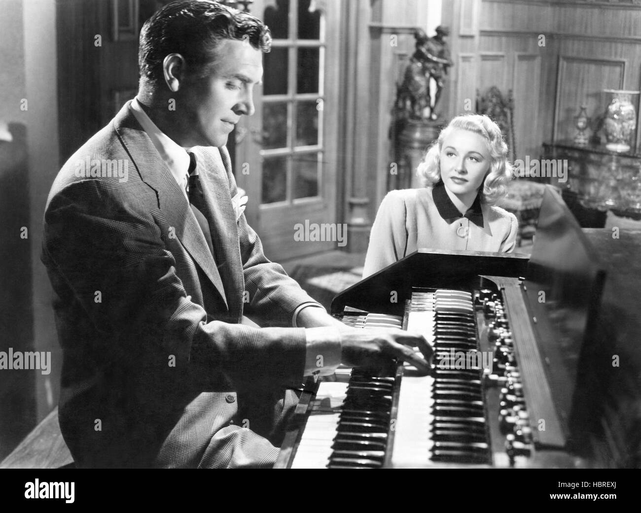 THE FLAME, from left: Robert Paige, Vera Ralston, 1947 Stock Photo - Alamy