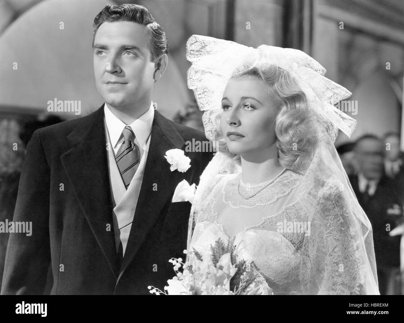 THE FLAME, from left: Robert Paige, Vera Ralston, 1947 Stock Photo - Alamy